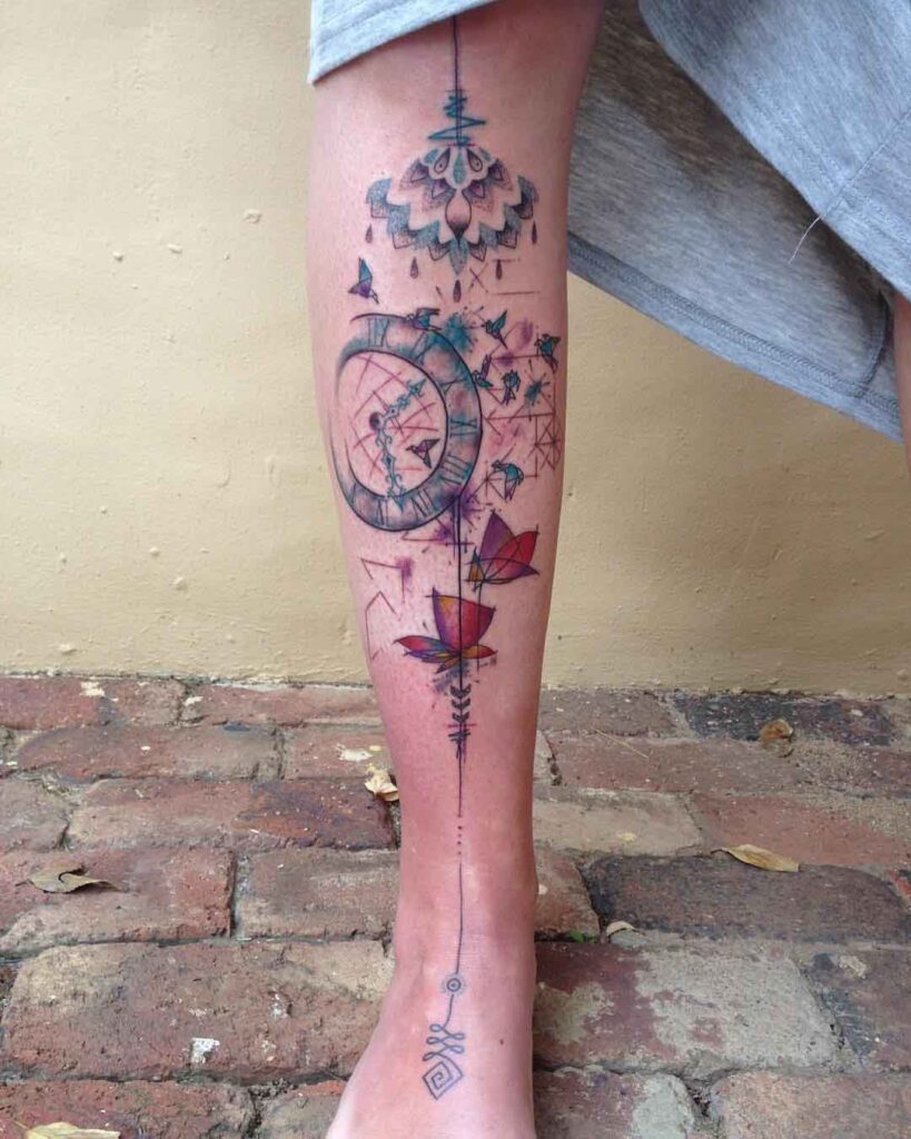Girly Shin Tattoos: Embracing Feminine Flair with Stunning Body Art