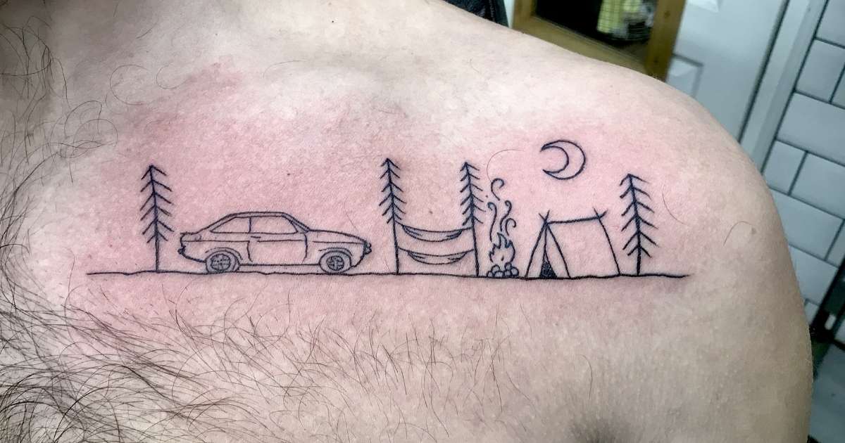 Camping Tattoo Ideas: Symbolism & Stunning Ideas