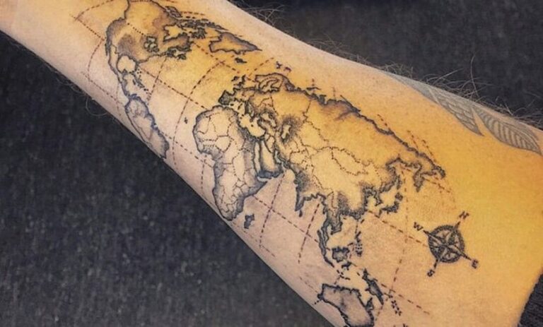 Map Tattoo Ideas: Best Designs for you